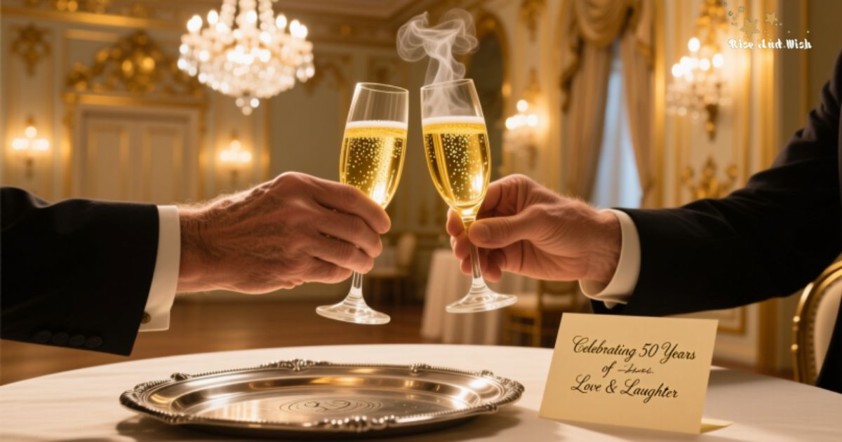 50th Anniversary Wishes for the Perfect Toast