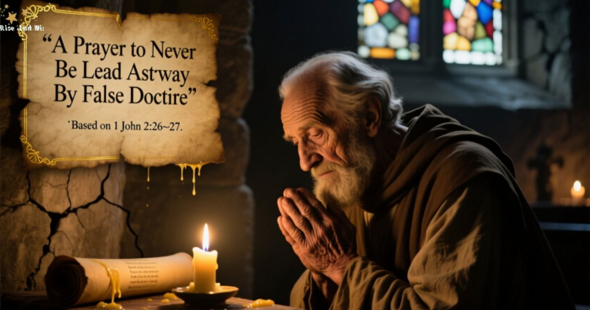 A Prayer to Never Be Lead Astray By False Doctrine